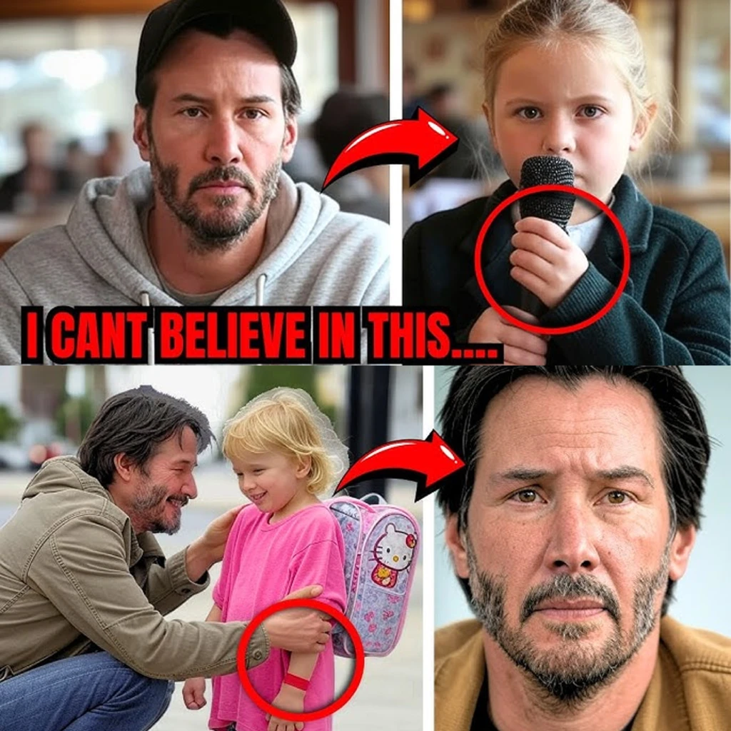 Keanu Reeves is surprised by a girl singing in a restaurant to pay for ...