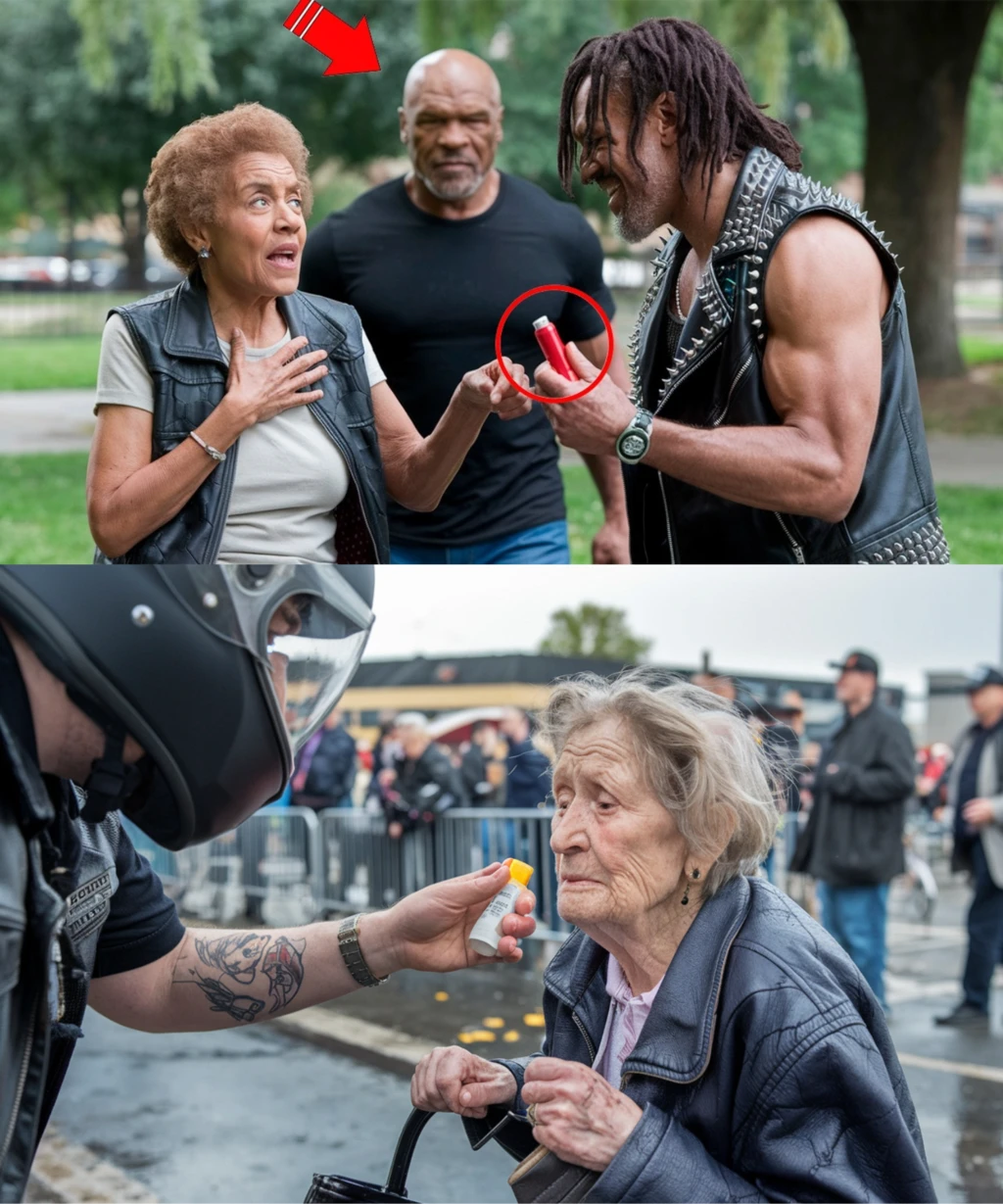 A Racist Biker Robbed an Elderly Woman of Her Inhaler—Unaware That Her ...
