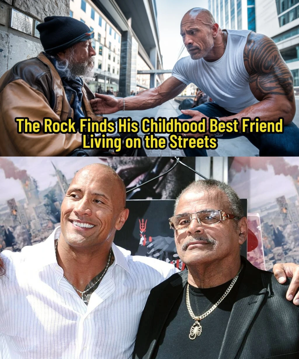 Dwayne Johnson Reunites with Childhood Best Friend Living on the ...