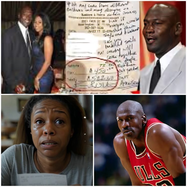 Waitress Serves Michael Jordan, Saw Note on Check, and Burst into Tears - News