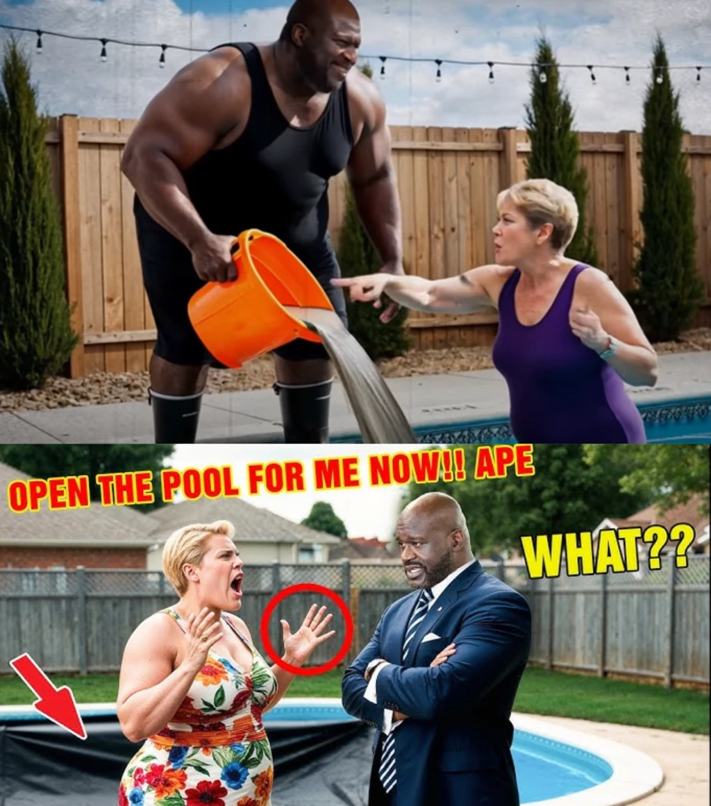 Big Shaq Is Tired of His Rude Neighbor Invading His Pool… So He Takes ...
