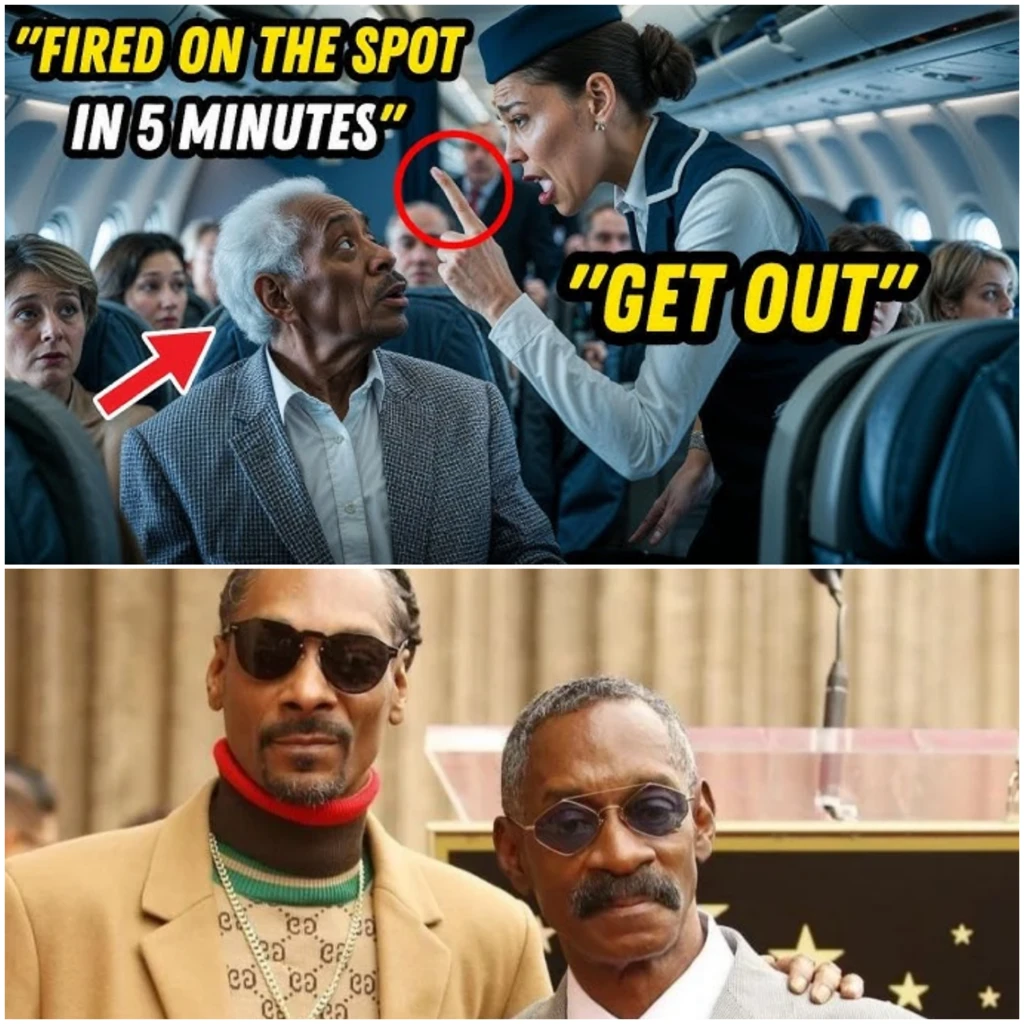 Flight attendant kicks elderly black man off plane, 5 minutes later she ...