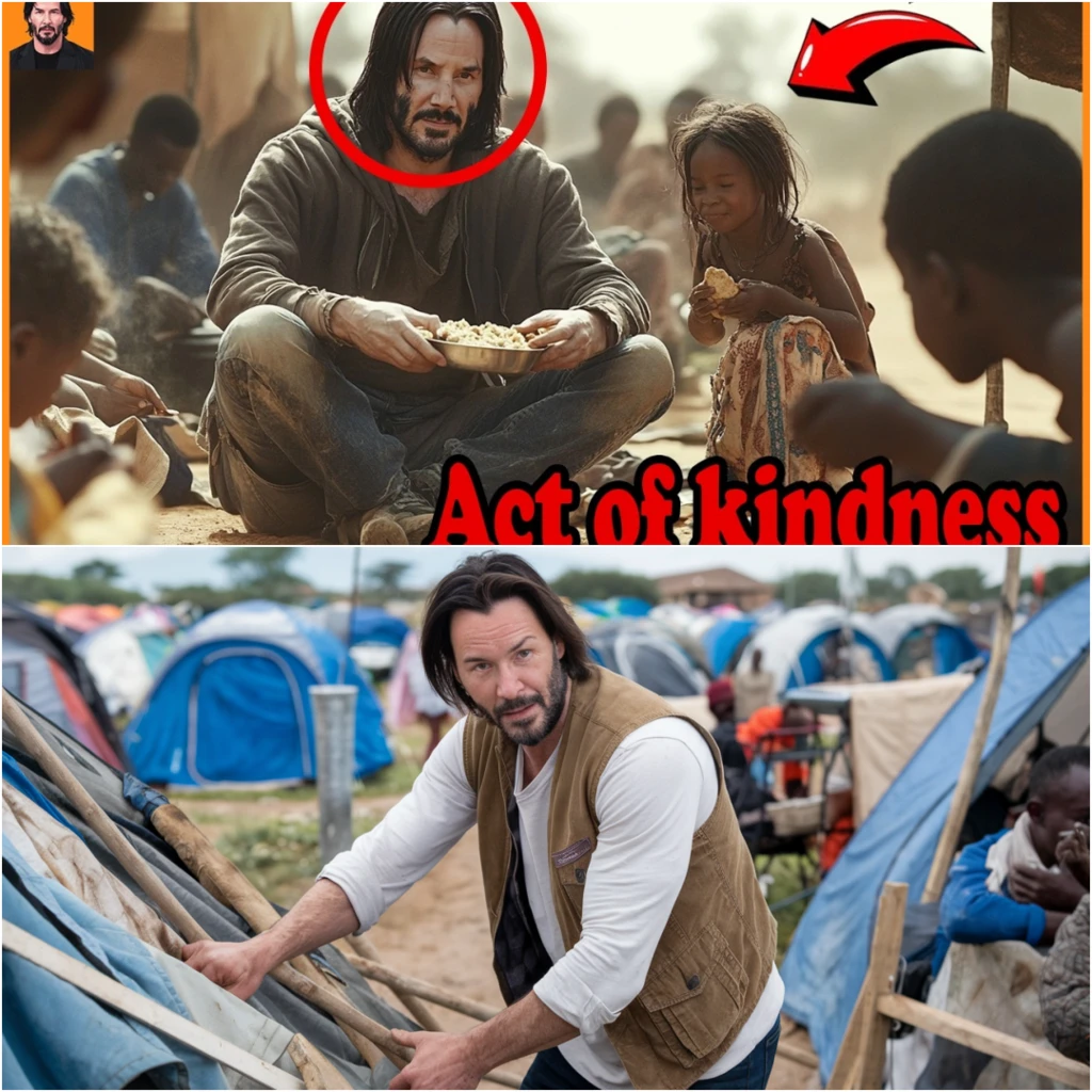 Keanu Reeves Steps Into An African Refugee Camp, What He Did Is ...