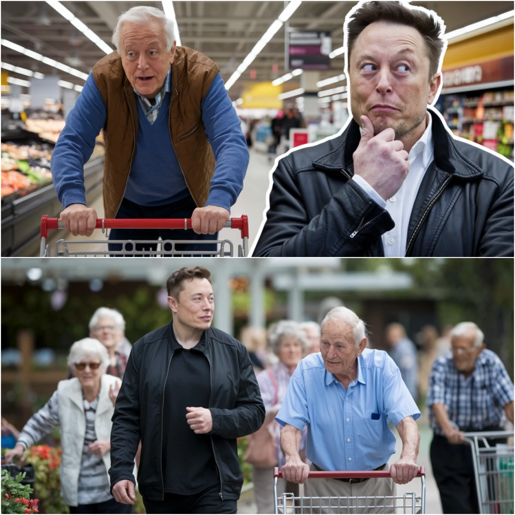 Elon Musk Notices 90-Year-Old Pushing Carts to Afford Food, Then Does ...