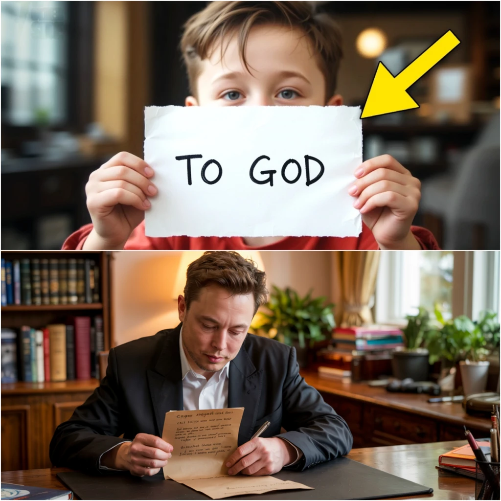 Elon Musk's Son Writes a Letter to God — Elon Finds It by Accident - News