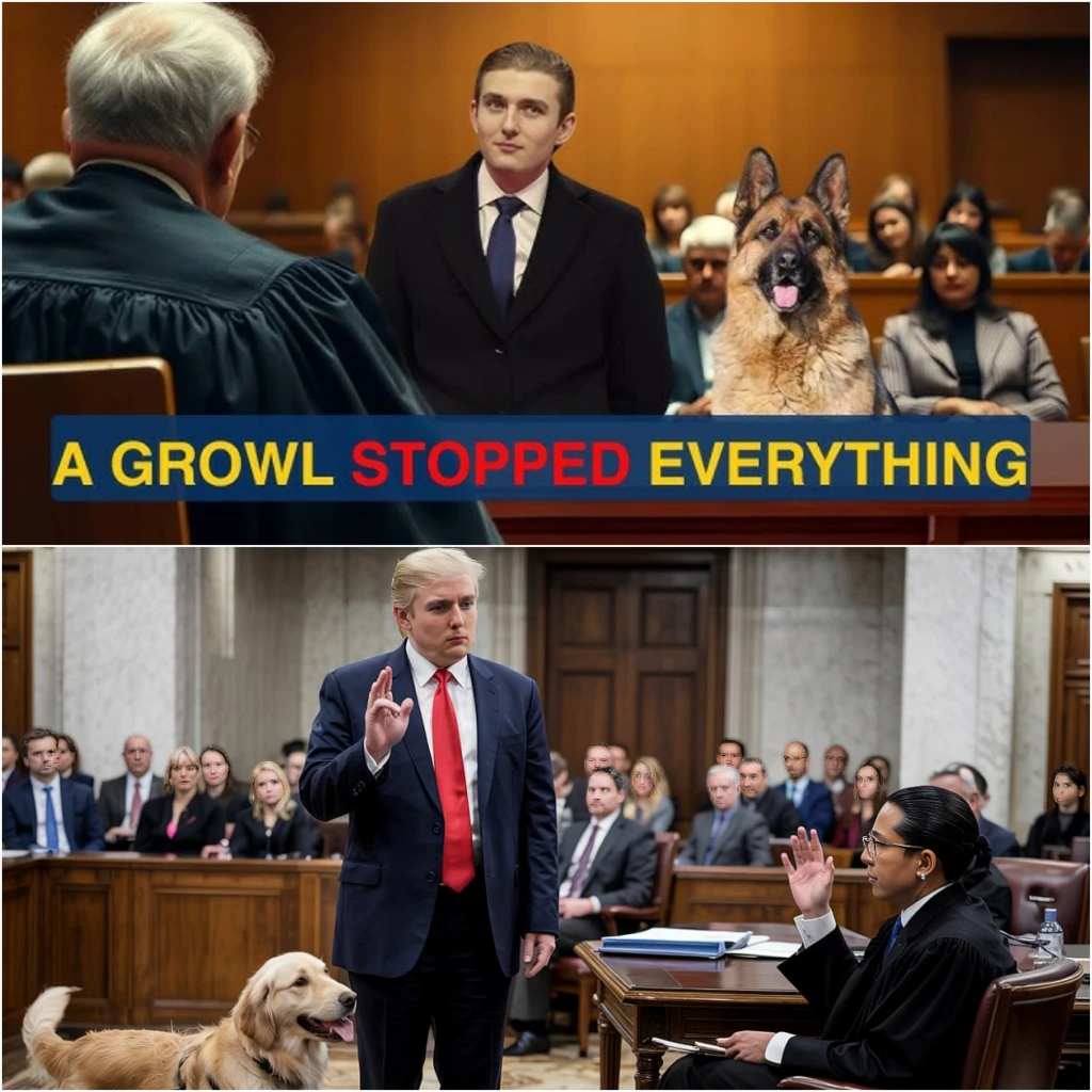 Barron Trump Gives a Secret Signal to Her Dog, Judge Stops the ...