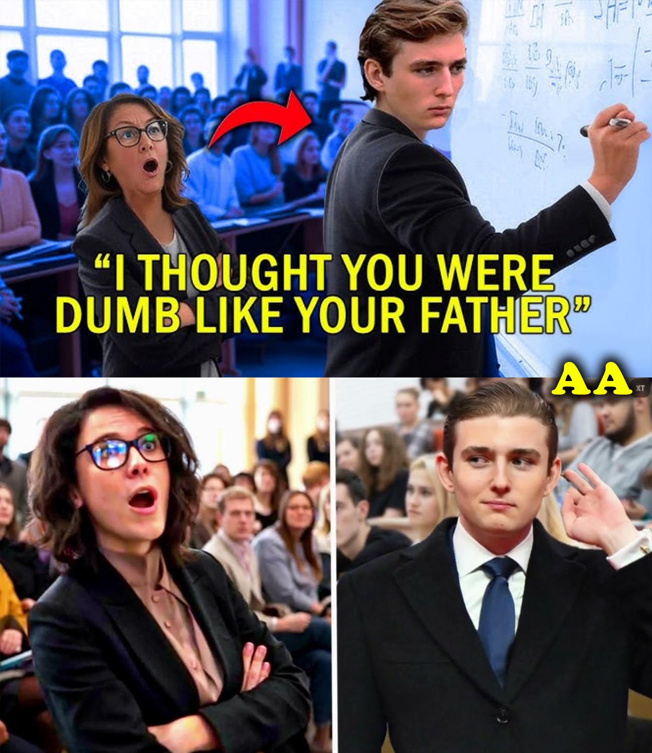 The Shocking Moment Barron Trump Silenced a Liberal Professor in Front ...