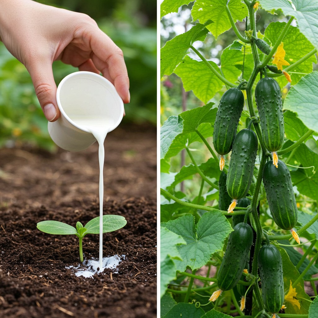 From now on, you will only water your cucumbers with this: With this ...