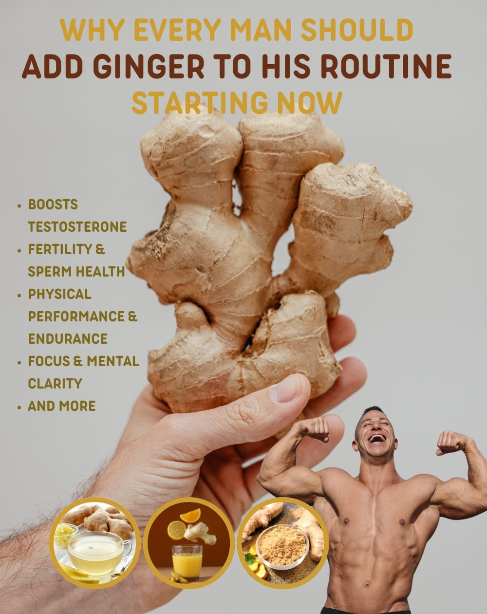 What Ginger Does to a Man’s Body Might Surprise You - News