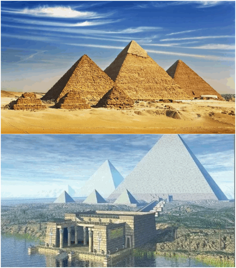 The Original Glory: How Ancient Egyptian Pyramids Looked When New - News