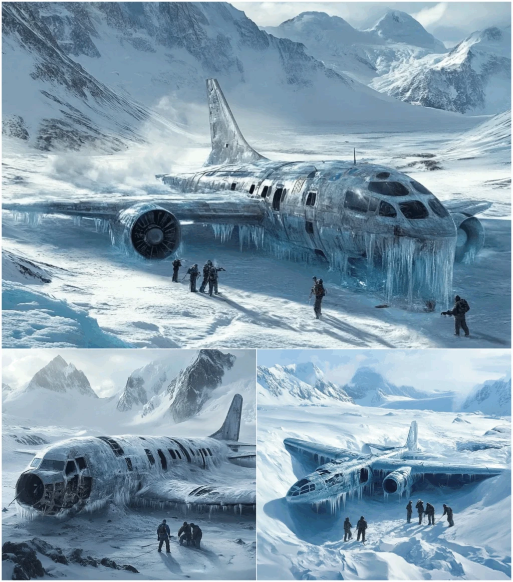 Lost in the Ice: Is This Plane a Forgotten Invention or a Portal to the ...