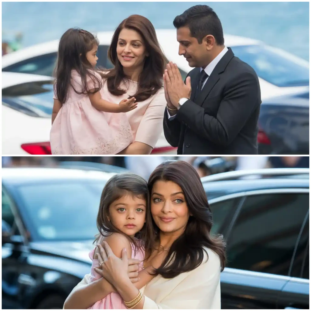 Aishwarya Rai Greets Paps With Folded Hands, Holds Daughter Aaradhya Close As Dey Return From ...