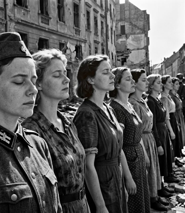 “Close Your Eyes,” the American Told Them | German Women POWs Stunned ...